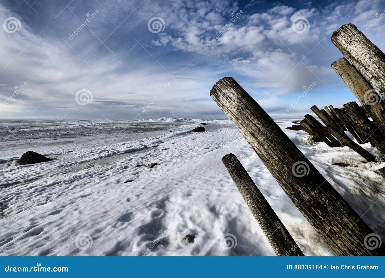 Frozen Landscape stock photo. Image of dramatic, frozen - 88339184