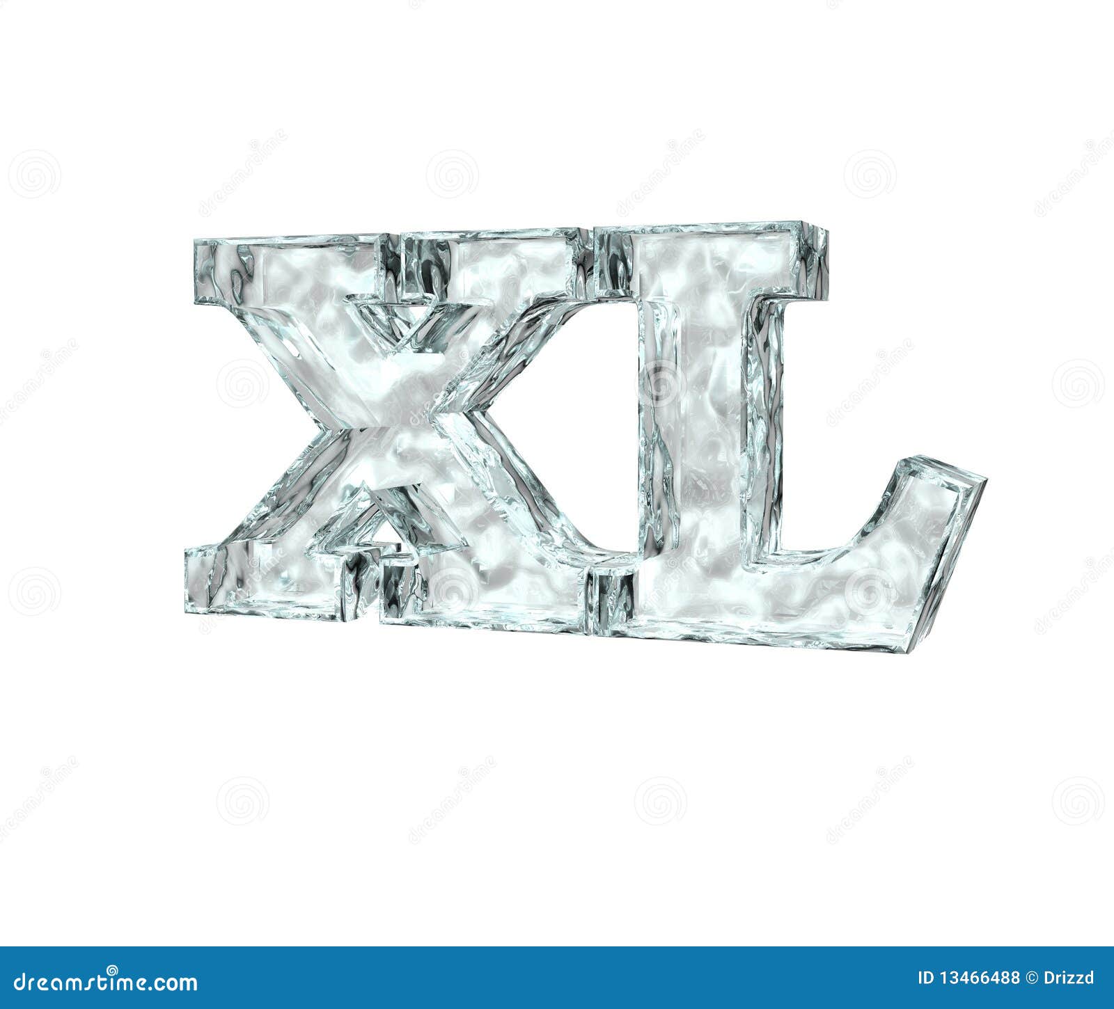Frozen letters xl stock illustration. Illustration of cool - 13466488