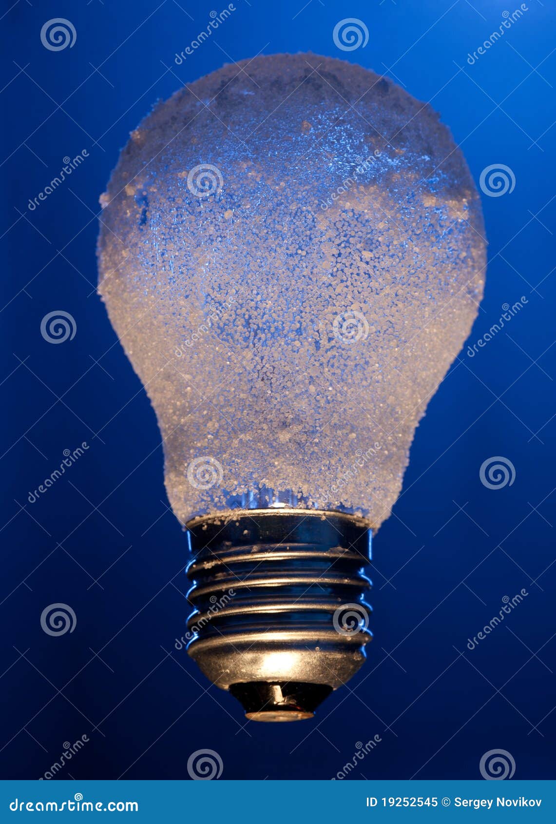 Frozen light bulb stock image. Image of ecology, life - 19252545
