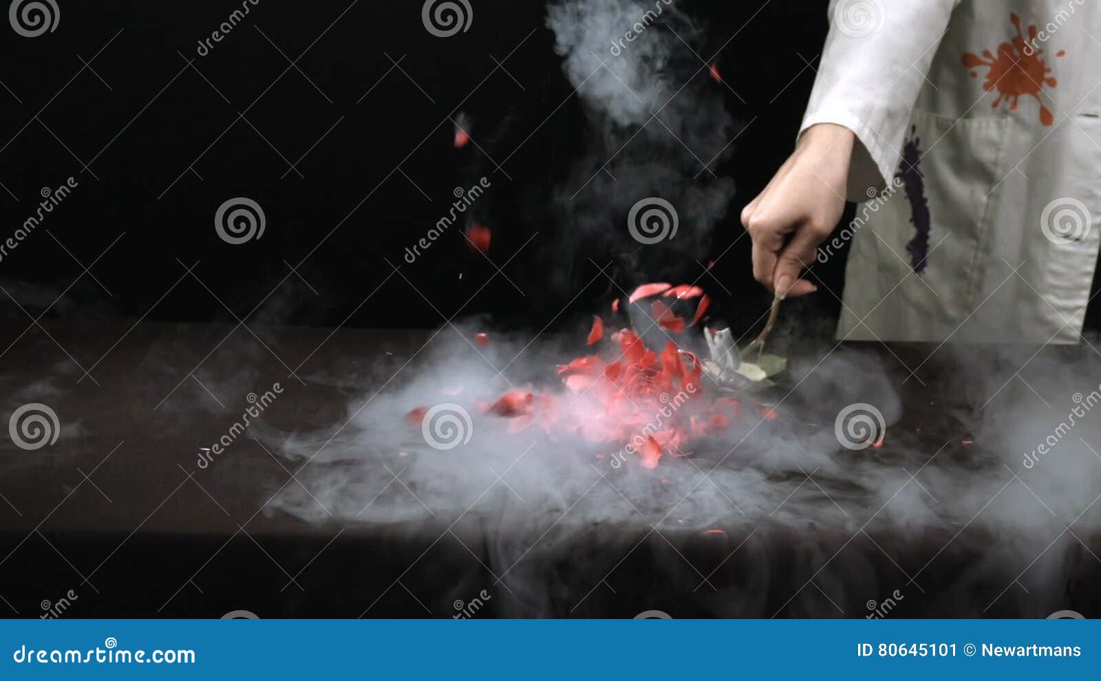 Frozen in liquid nitrogen stock video. Video of flower - 80645101