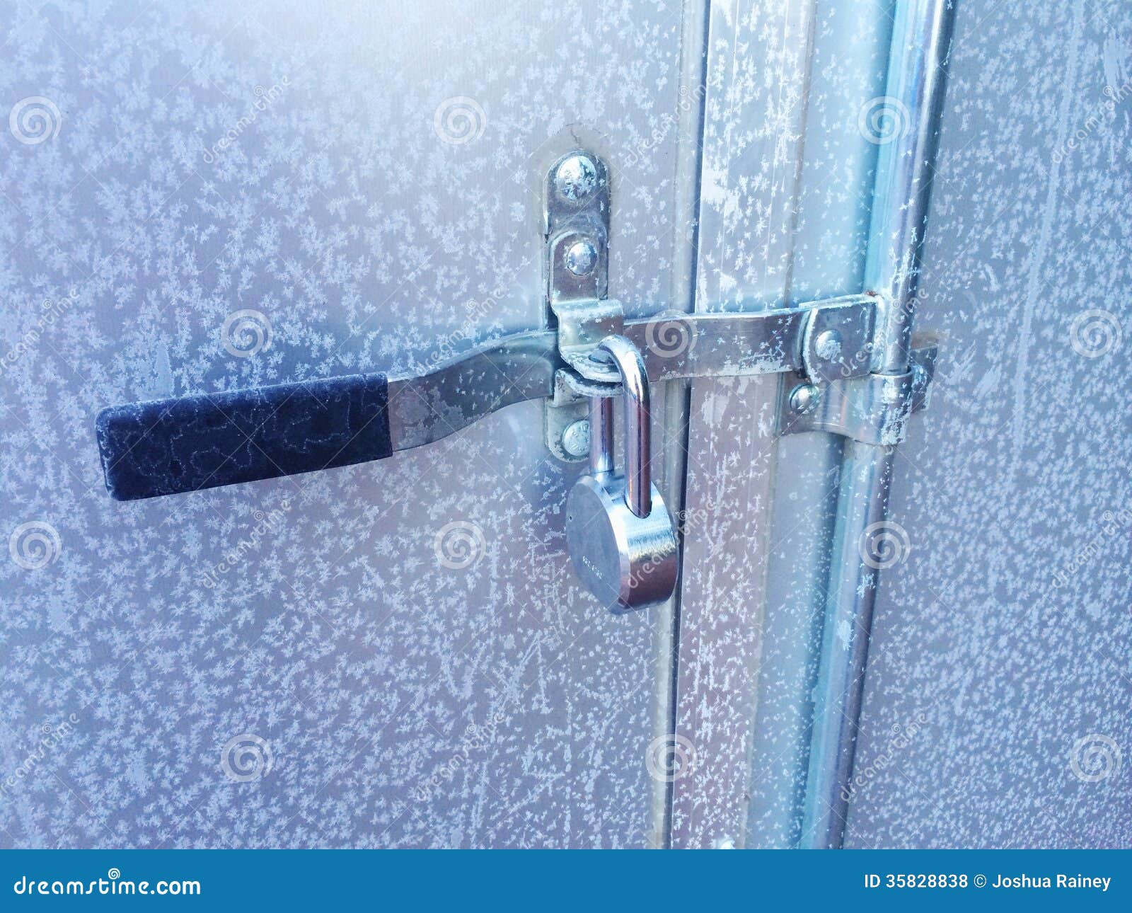 Frozen Lock and Ice stock photo. Image of lock, locks - 35828838