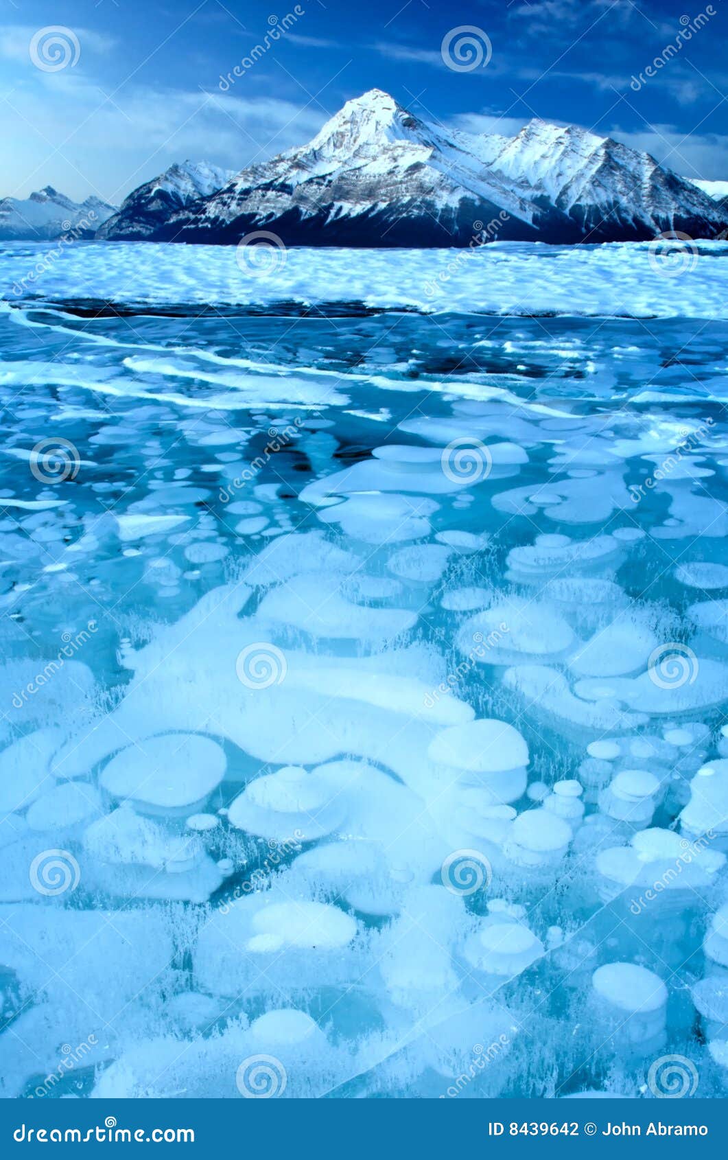 Frozen methane bubbles stock photo. Image of trapped, methane - 8439642