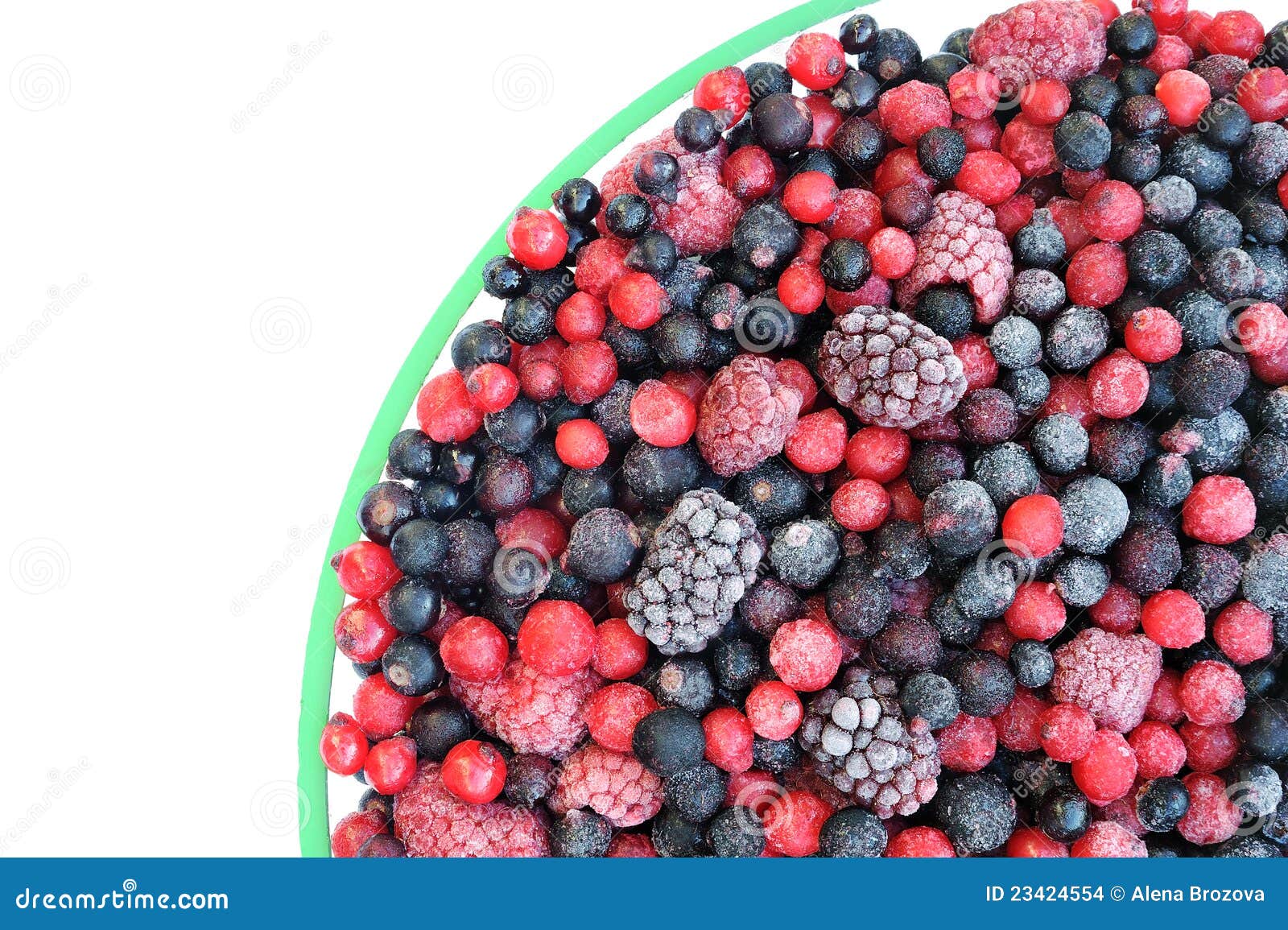 Frozen Mixed Fruit in Bowl - Berries Stock Photo - Image of blueberry ...