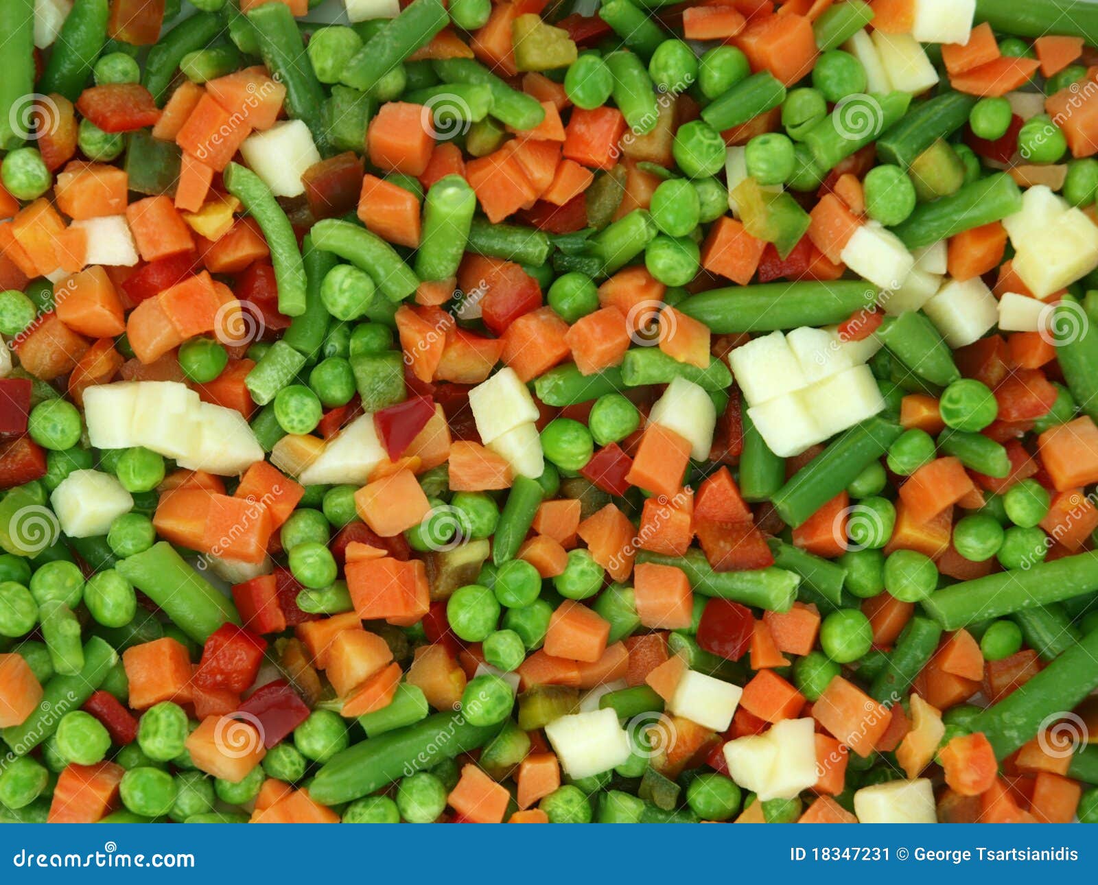 Mixed Vegetables Top View Stock Photography | CartoonDealer.com #64564574