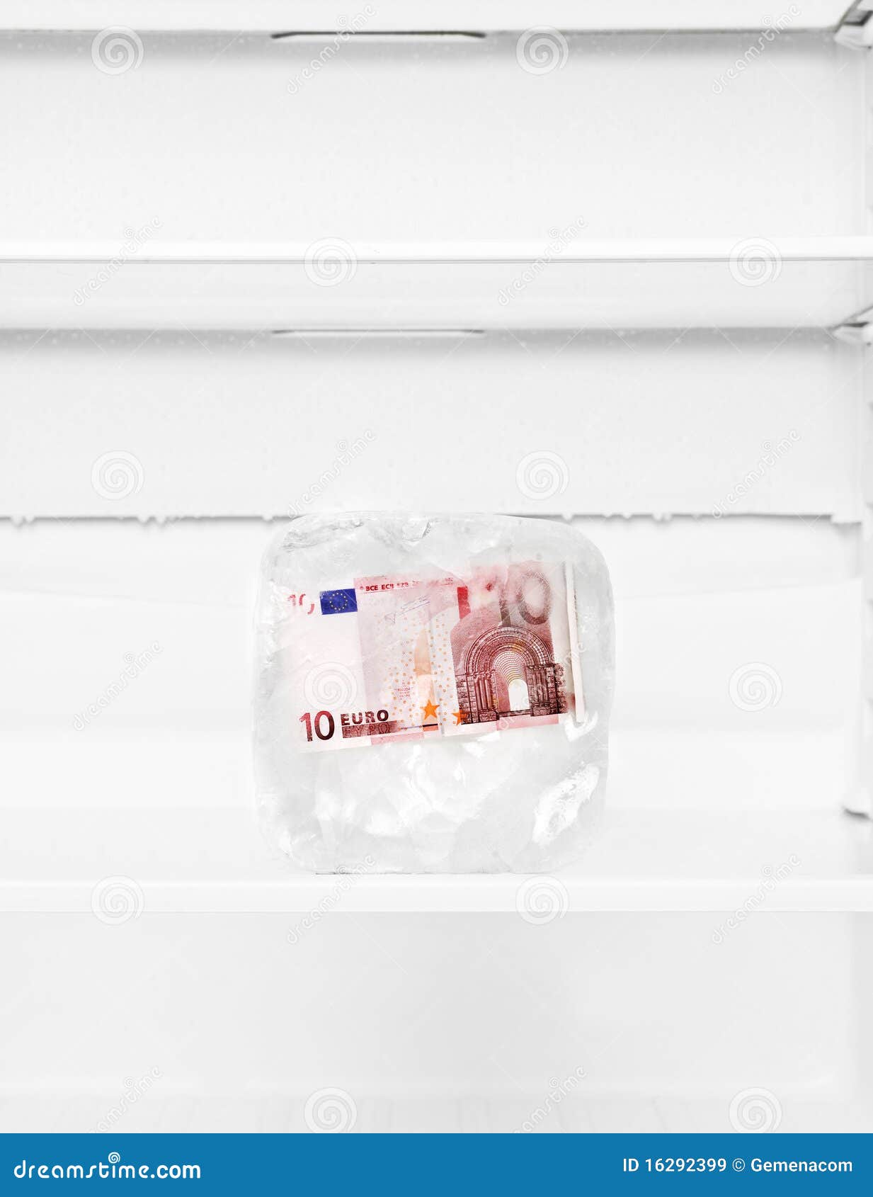 Frozen money stock image. Image of finance, note, union - 16292399