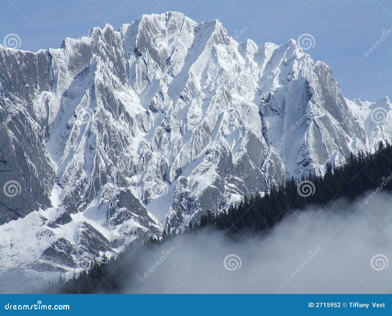 Frozen Mountains stock photo. Image of national, canadian - 2715952