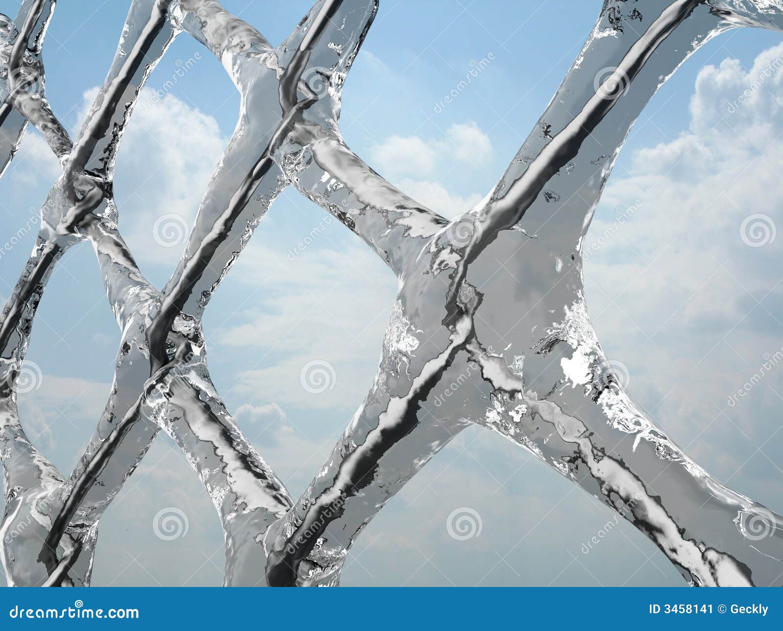 Frozen net stock illustration. Illustration of wire, backgraund - 3458141