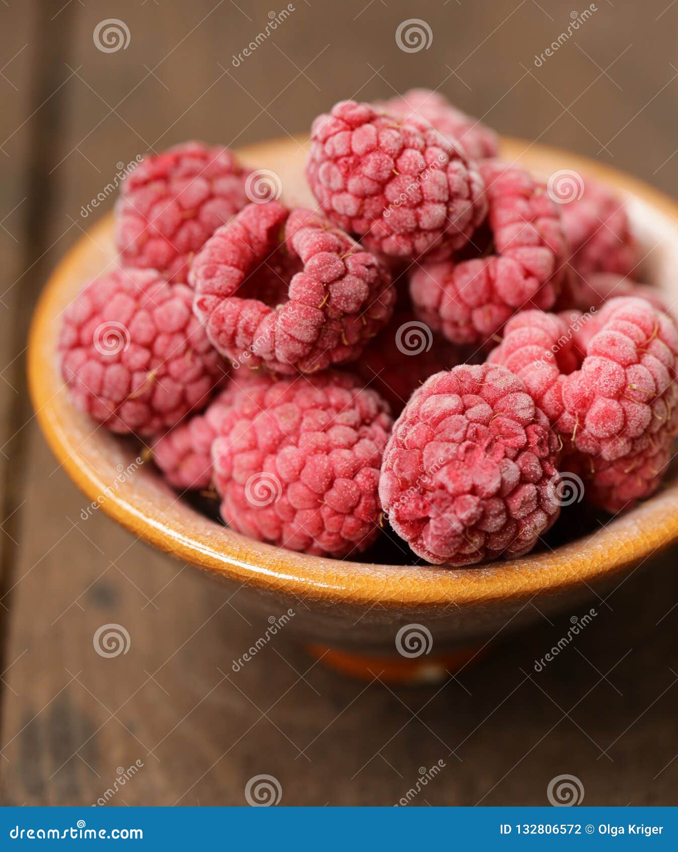 Frozen organic raspberries stock photo. Image of dessert - 132806572