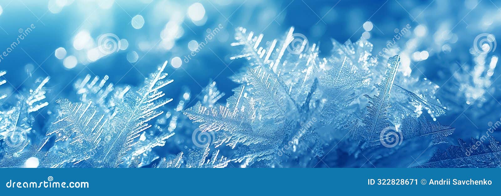 Frozen Pattern on Winter Window. Blue Ice Winter Background, Texture ...