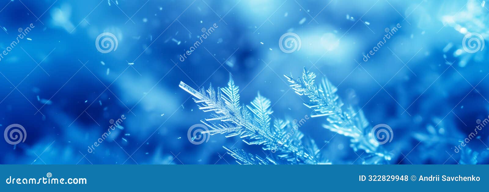 Frozen Pattern on Winter Window. Blue Ice Winter Background, Texture ...