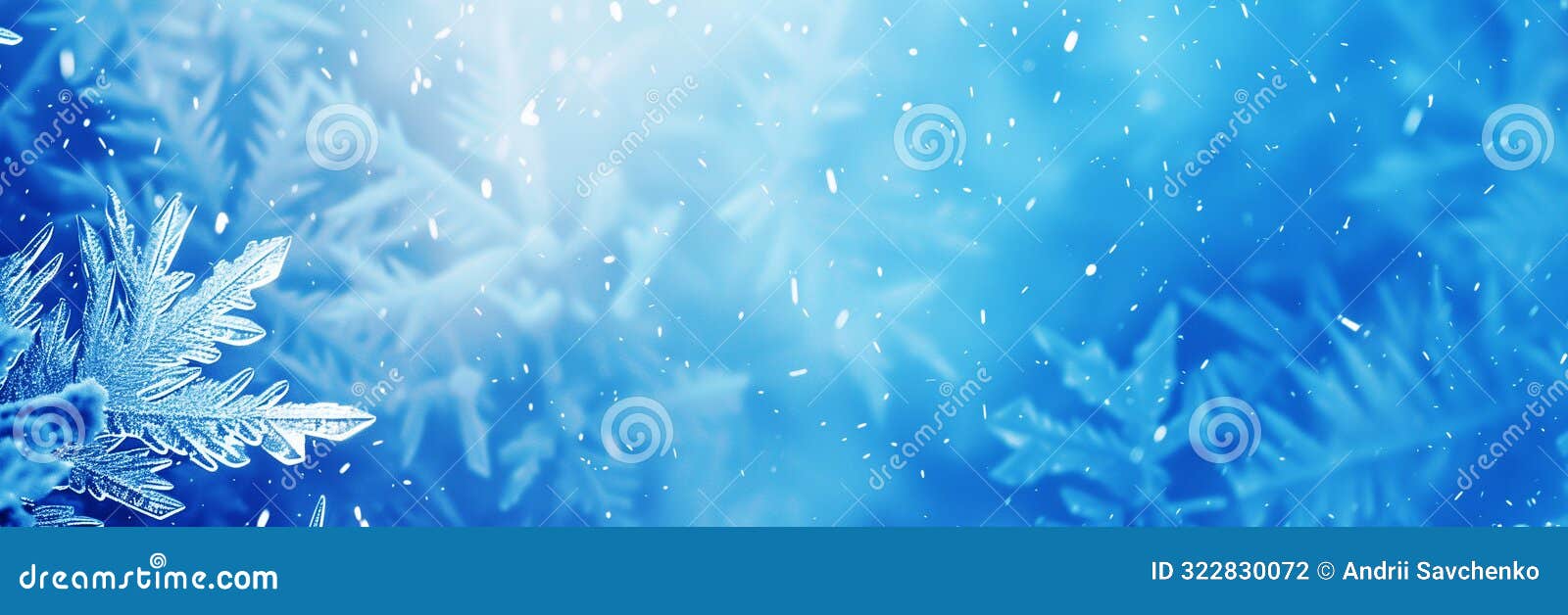 Frozen Pattern on Winter Window. Blue Ice Winter Background, Texture ...