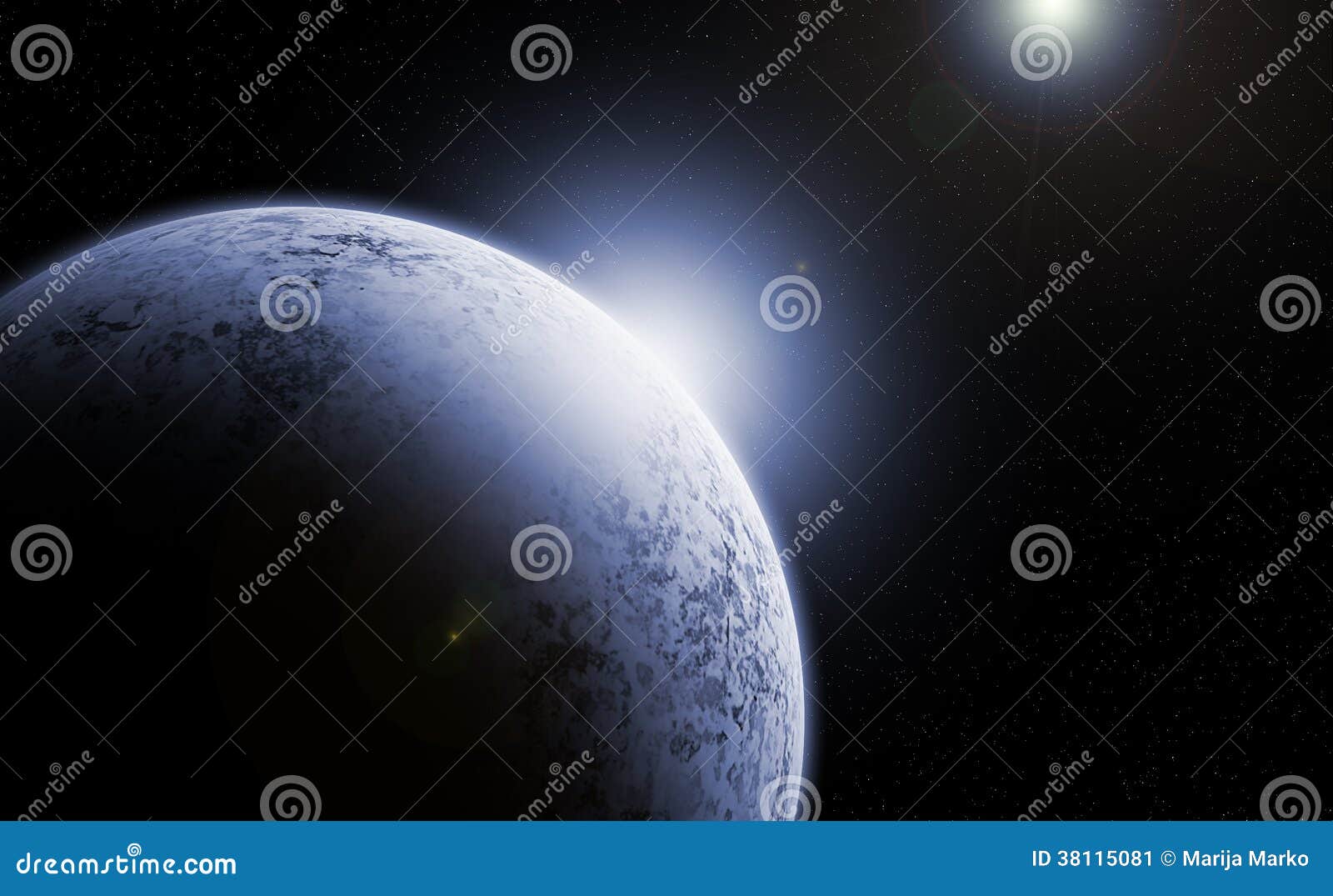Frozen Planet Texture 3D Panorama 360 Degrees Stock Photo ...