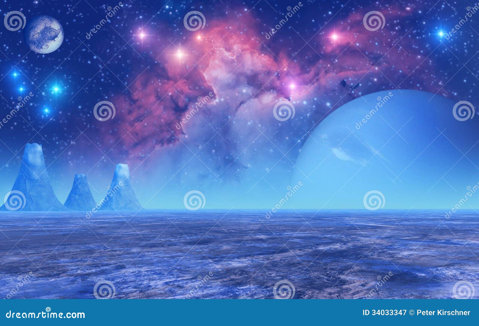 Frozen Planet Texture 3D Panorama 360 Degrees Stock Photo ...
