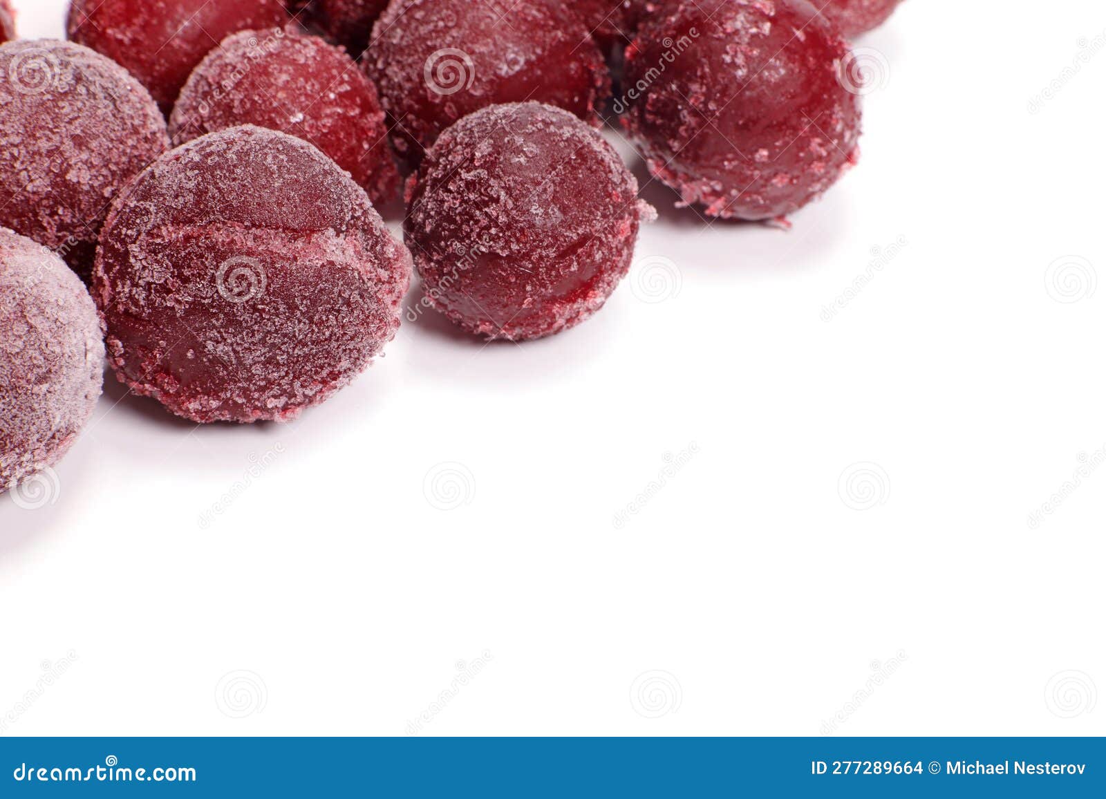 Frozen Plums Close-up Isolated on White. Copy Space for Text Stock ...
