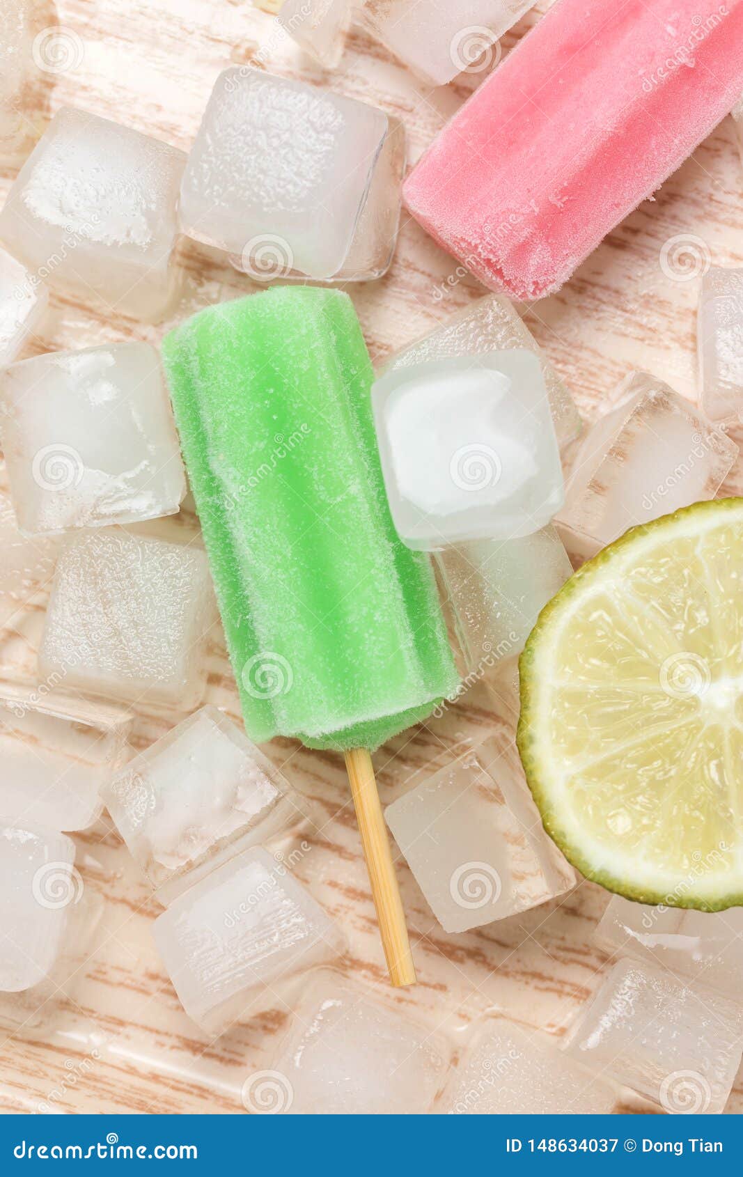 Frozen popsicles stock image. Image of cool, delicious - 148634037