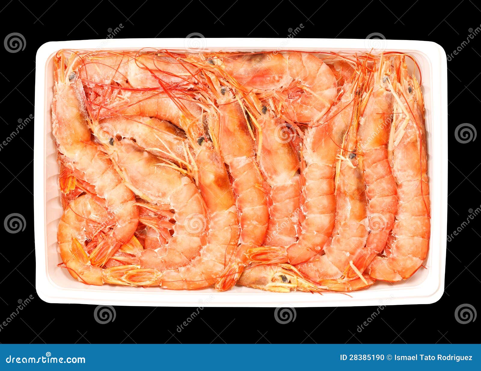 Frozen Prawns stock photo. Image of ingredient, exotic - 28385190