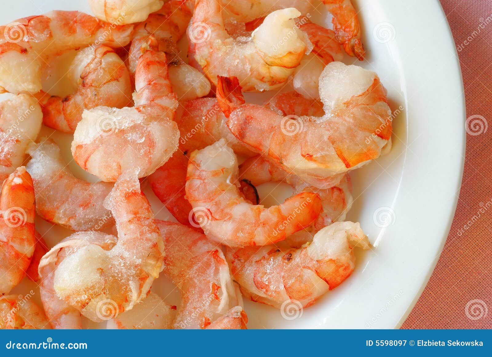 Frozen prawns stock image. Image of fresh, meat, healthy - 5598097
