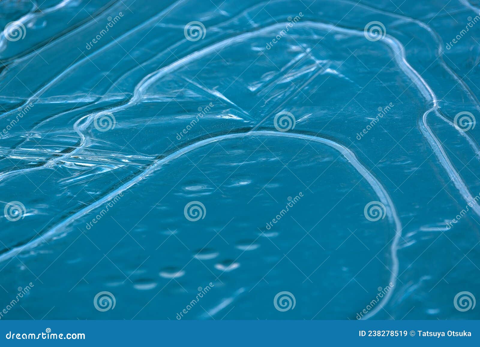 Frozen Puddle Make the Pattern Stock Image - Image of scenery, cold ...