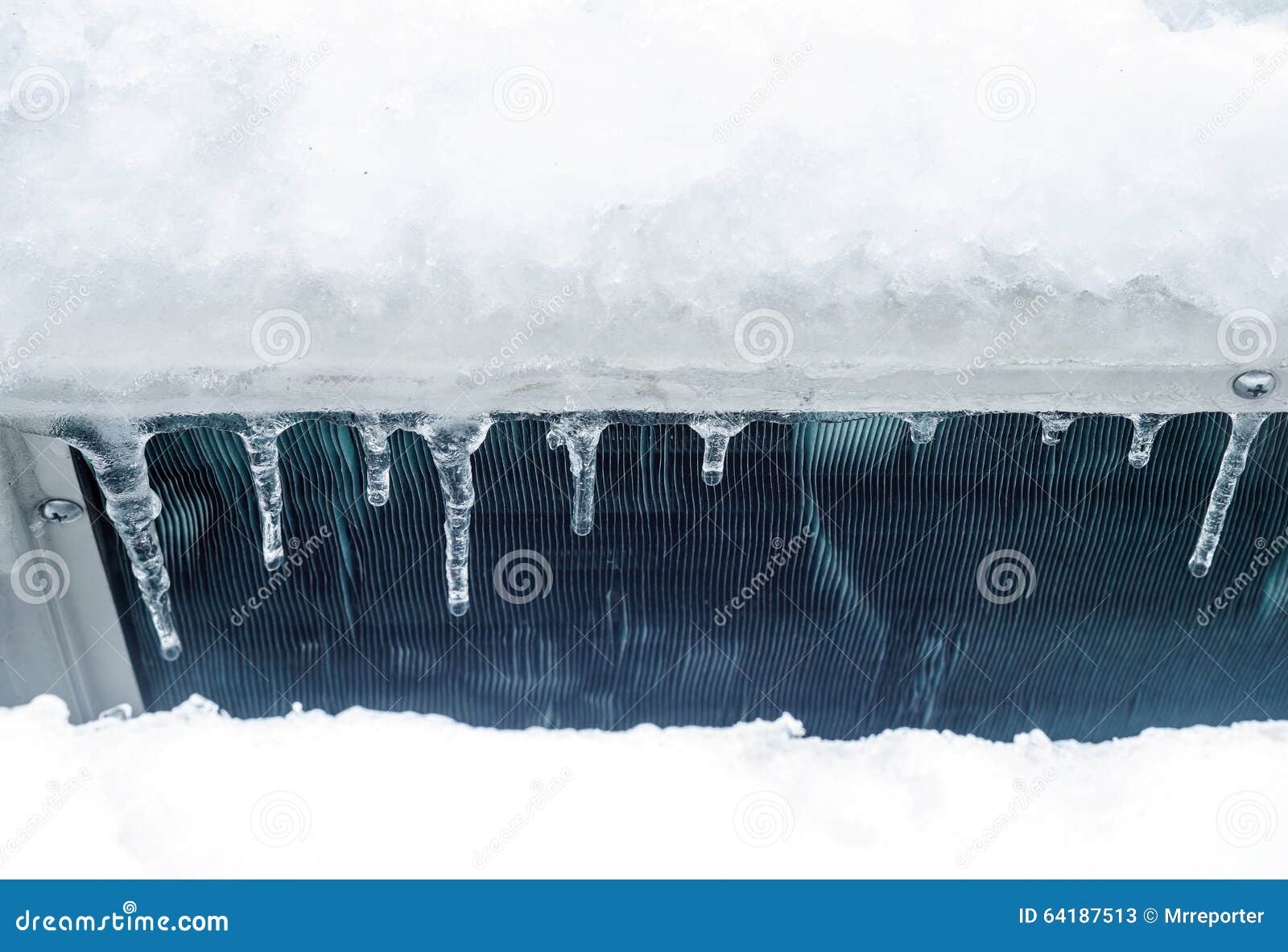 Frozen radiator stock image. Image of north, northern - 64187513