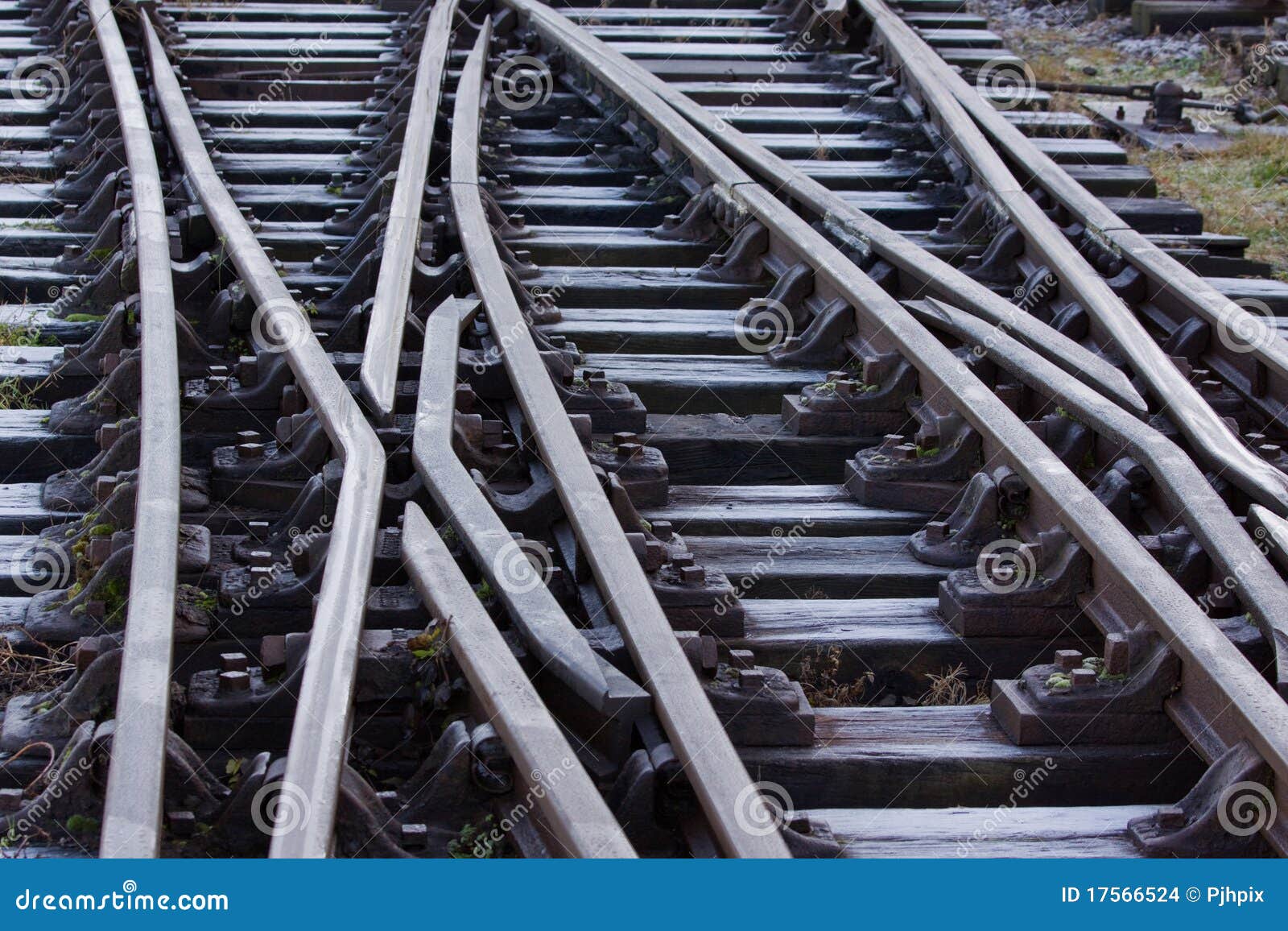 Frozen Railway stock photo. Image of frosty, freeze, intersect - 17566524