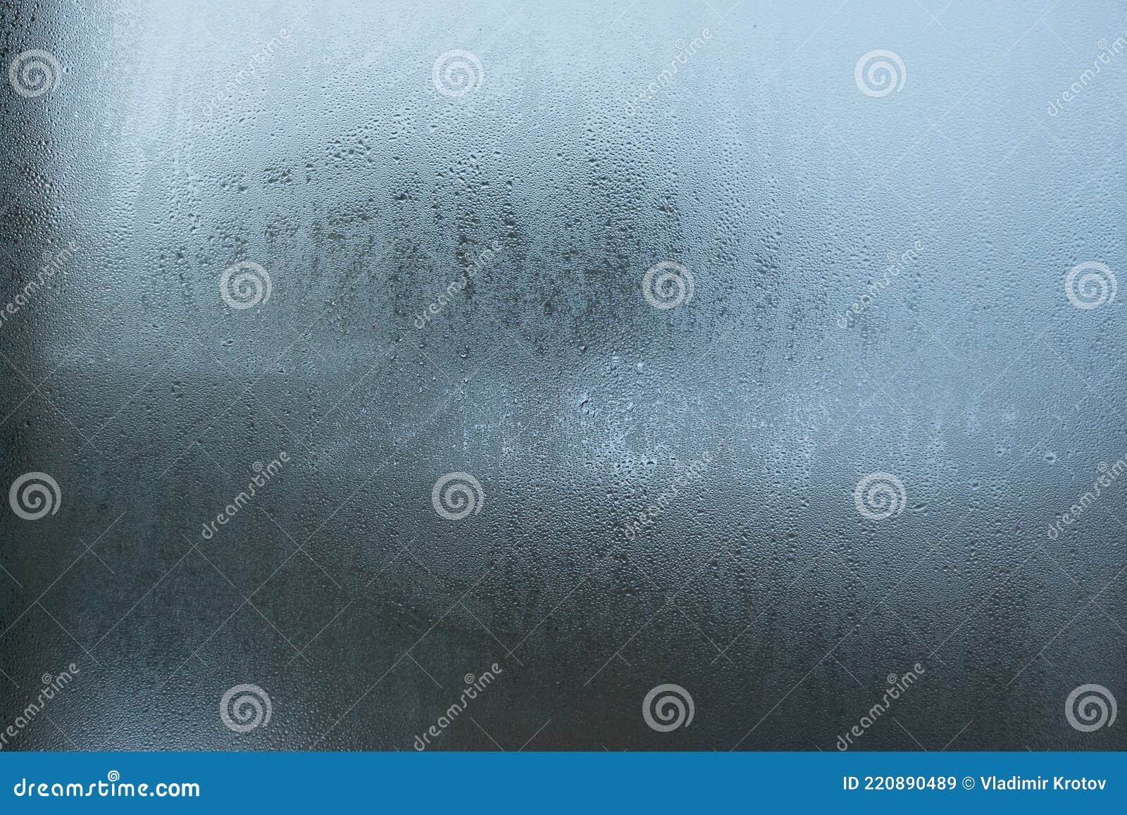 Frozen Raindrops on a Window Pane Stock Image - Image of condensation ...