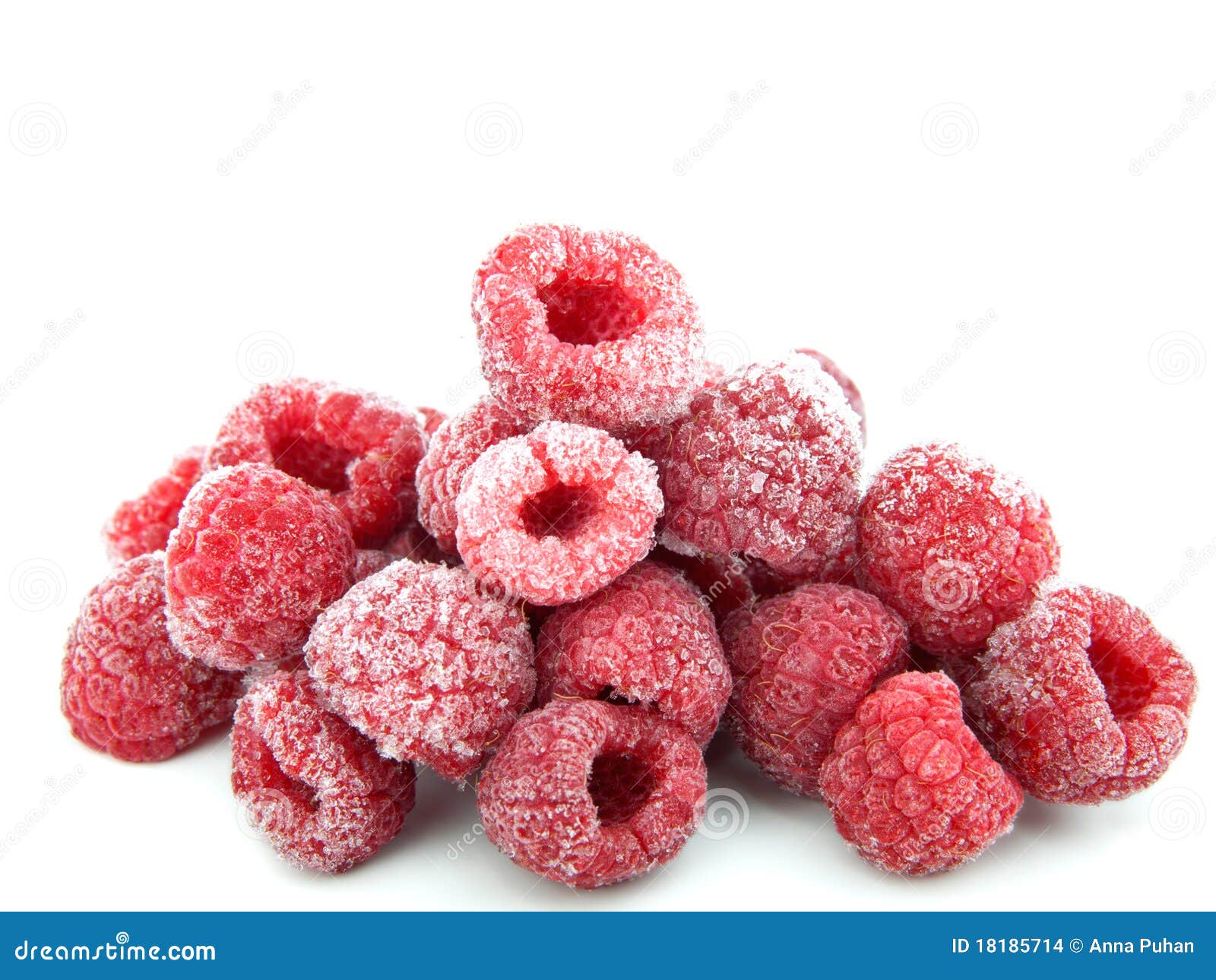 Frozen raspberries stock photo. Image of healthy, raspberry - 18185714