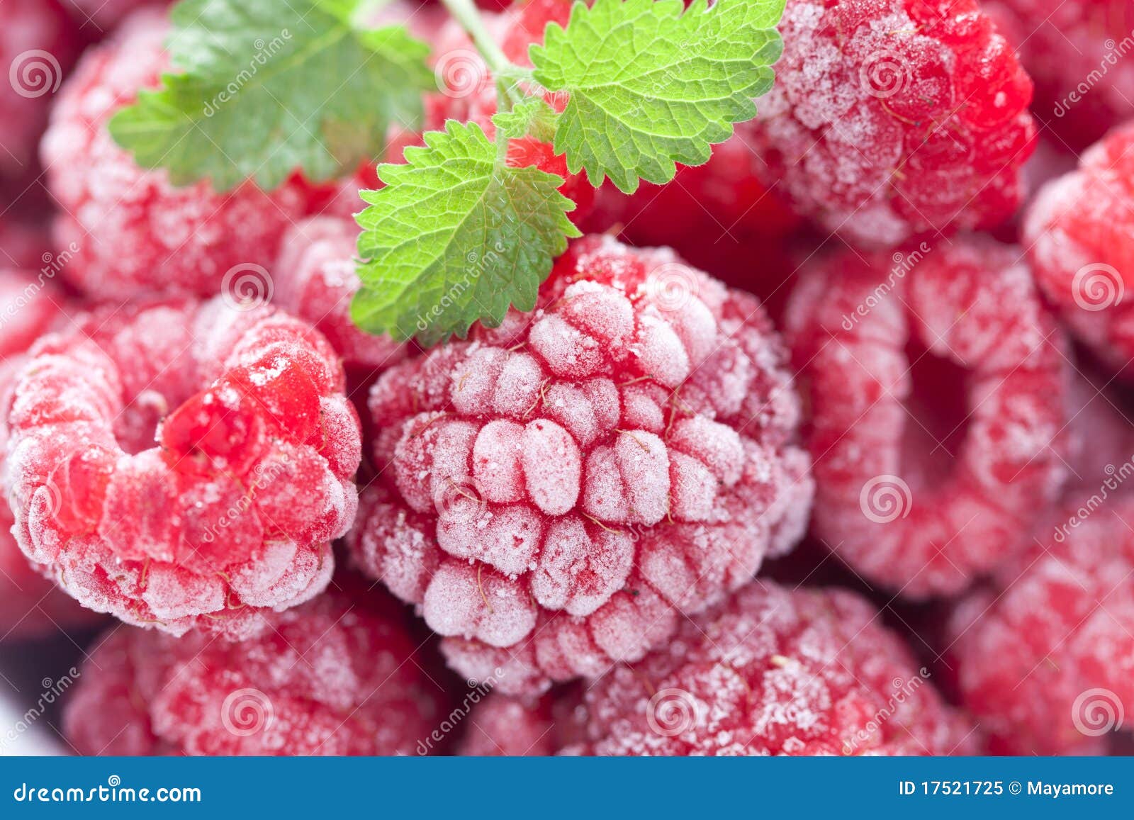 Frozen Raspberry stock image. Image of breakfast, freshness - 17521725
