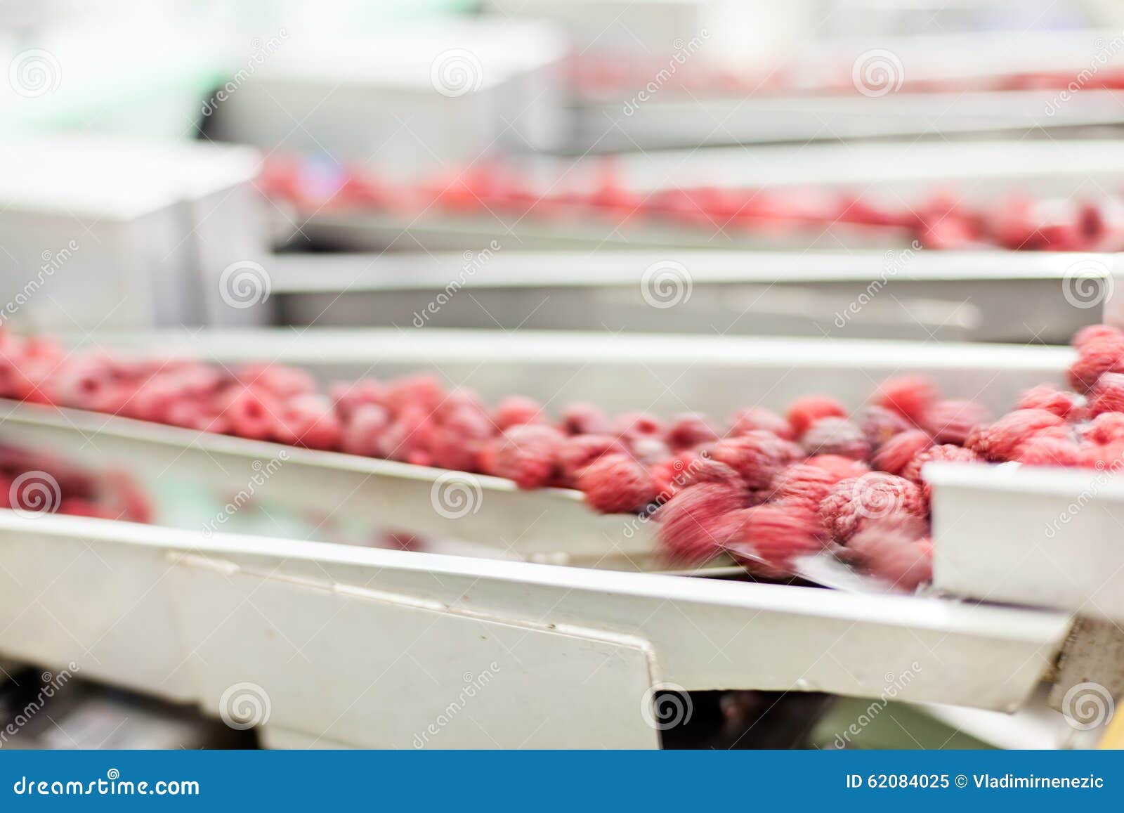 Frozen Raspberry Processing Business Stock Image - Image of healthy ...