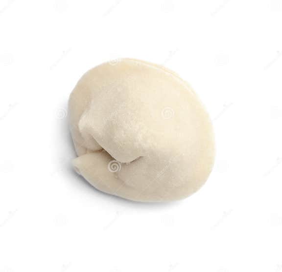 Frozen Raw Dumpling on White. Traditional Dish Stock Image - Image of ...