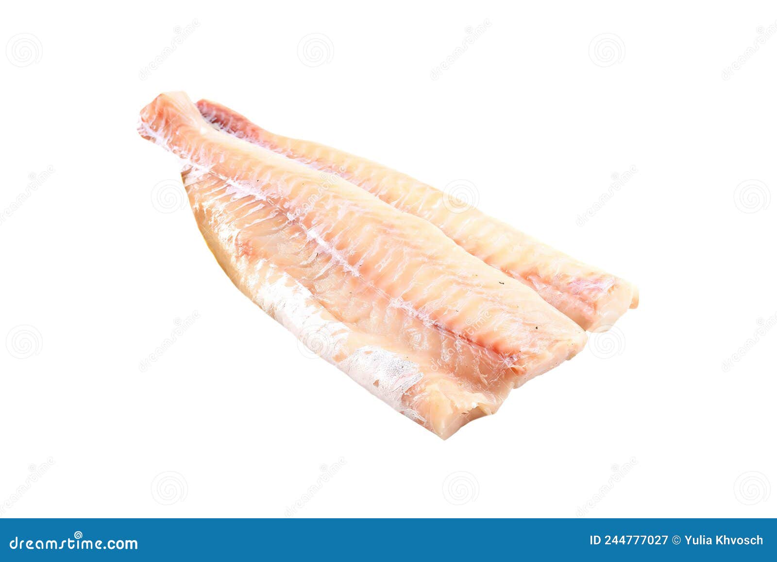 Frozen Red Fish Isolated on White. Stock Image - Image of nutrition ...