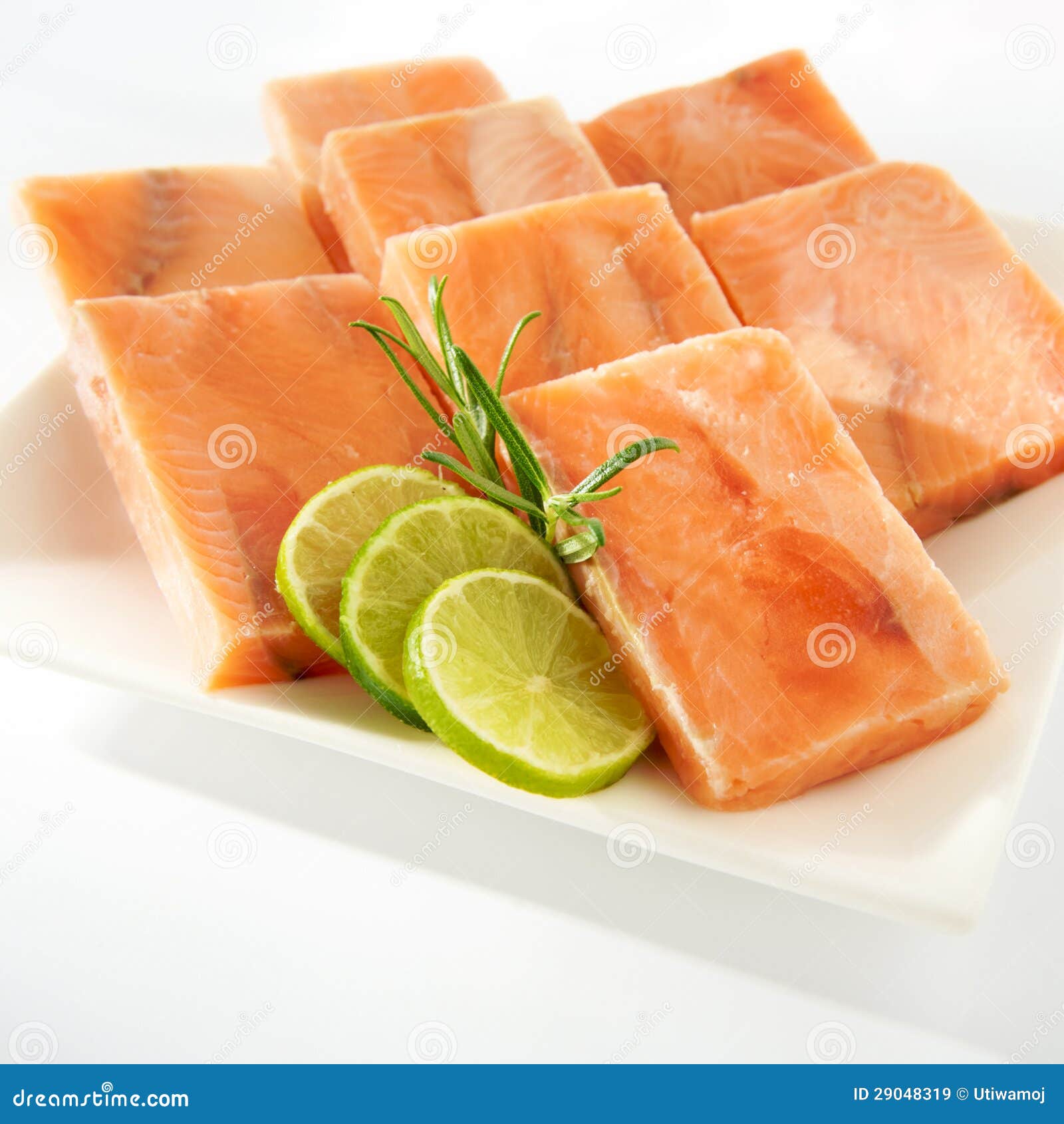 Frozen salmon stock image. Image of dieting, fast, cuisine - 29048319