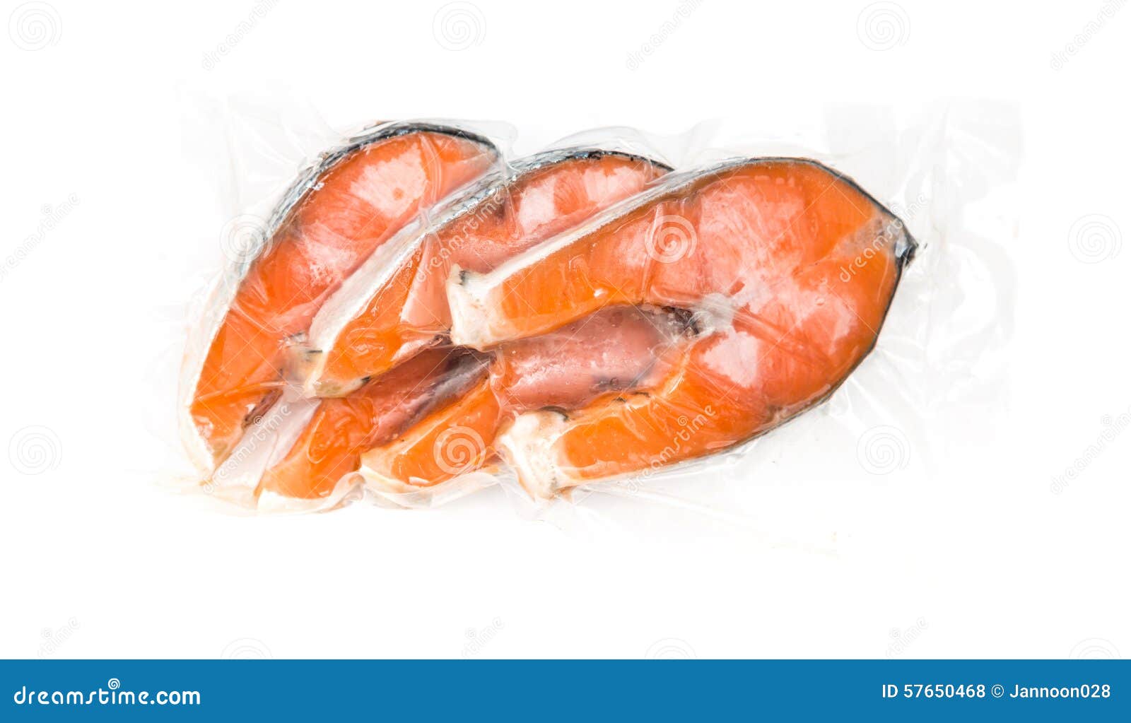 Frozen salmon fillets stock photo. Image of tasty, organic - 57650468