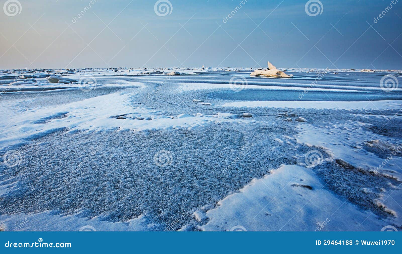 Frozen sea stock photo. Image of snow, iceberg, fishing - 29464188