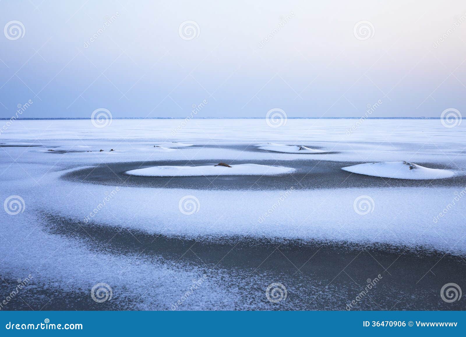Frozen sea stock photo. Image of beach, landscape, water - 36470906