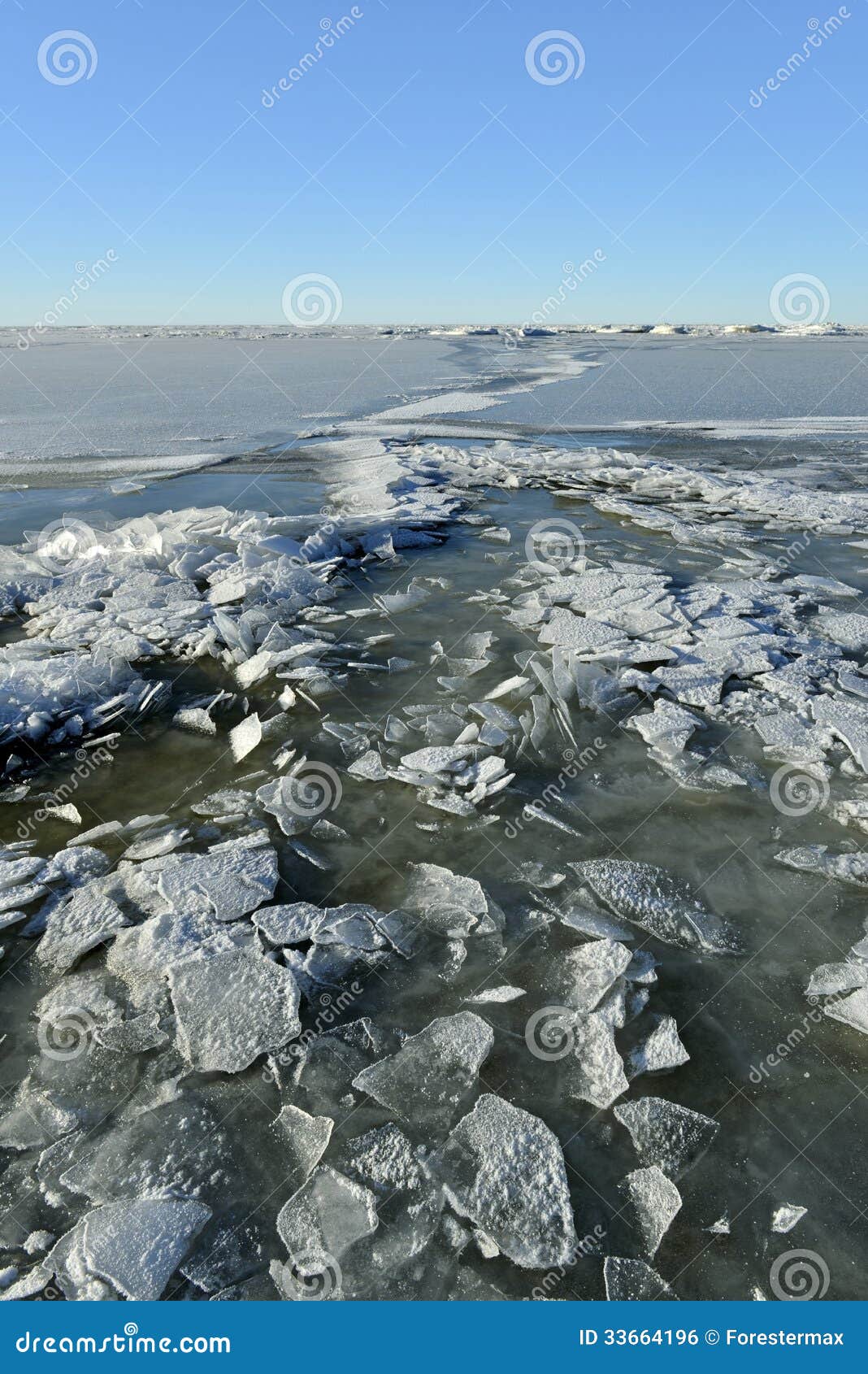 Frozen sea stock photo. Image of atlantic, climate, extreme - 33664196