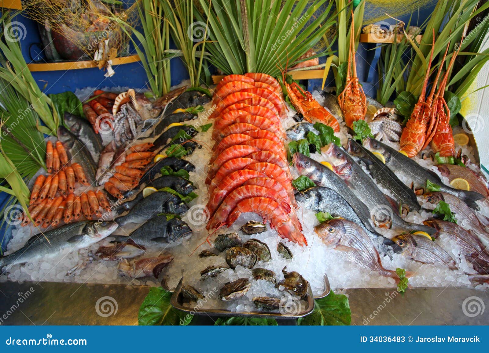 Frozen seafood stock image. Image of vegetable, frozen - 34036483