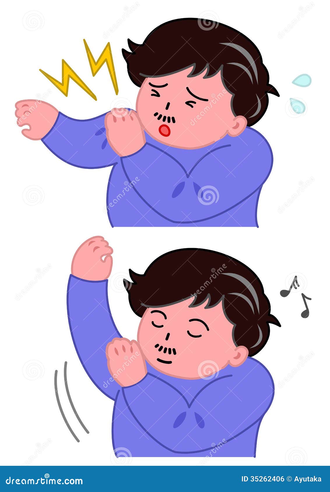 Frozen Shoulder. Adhesive Capsulitis. Labeled Illustration Royalty-Free ...