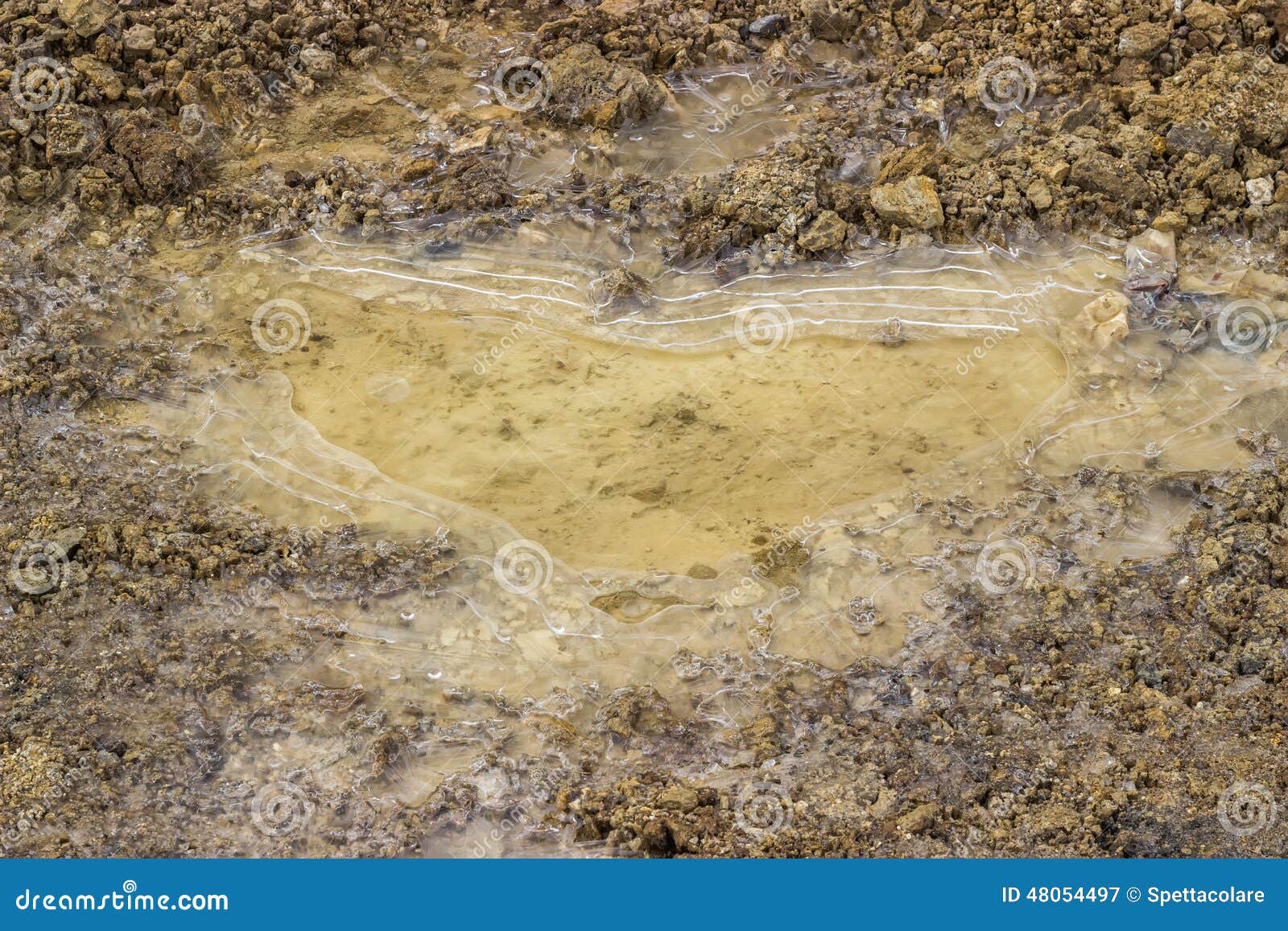 Frozen Soil Texture Background Stock Image - Image of ground, closeup ...