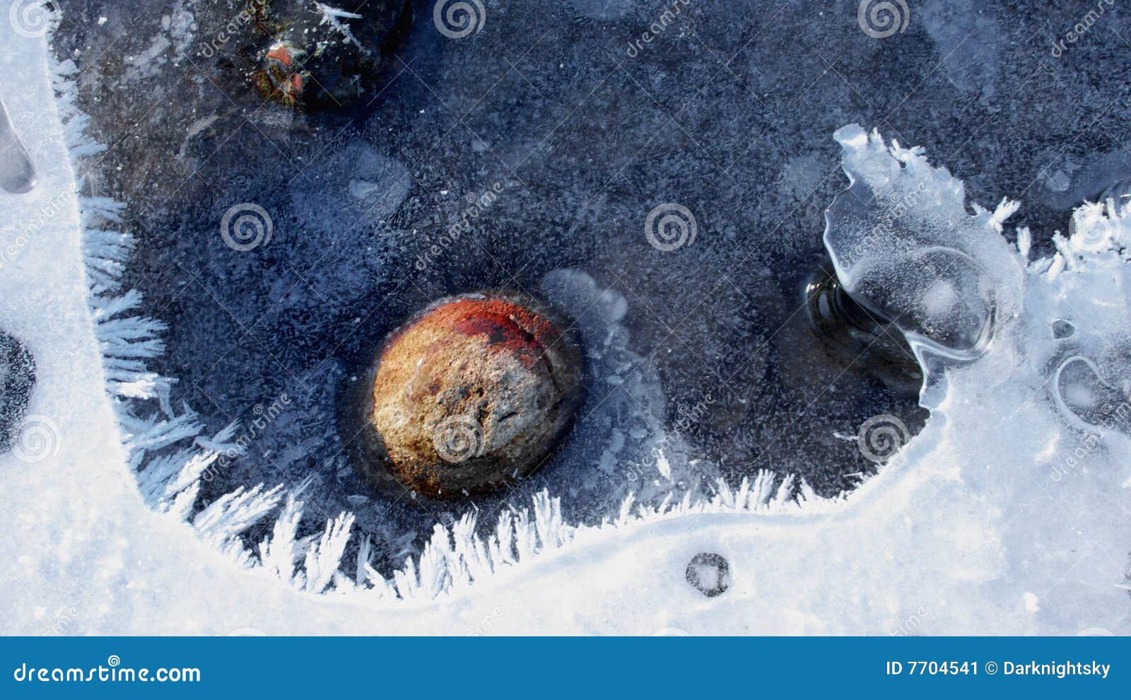 Frozen Stone stock image. Image of crystals, flow, border - 7704541