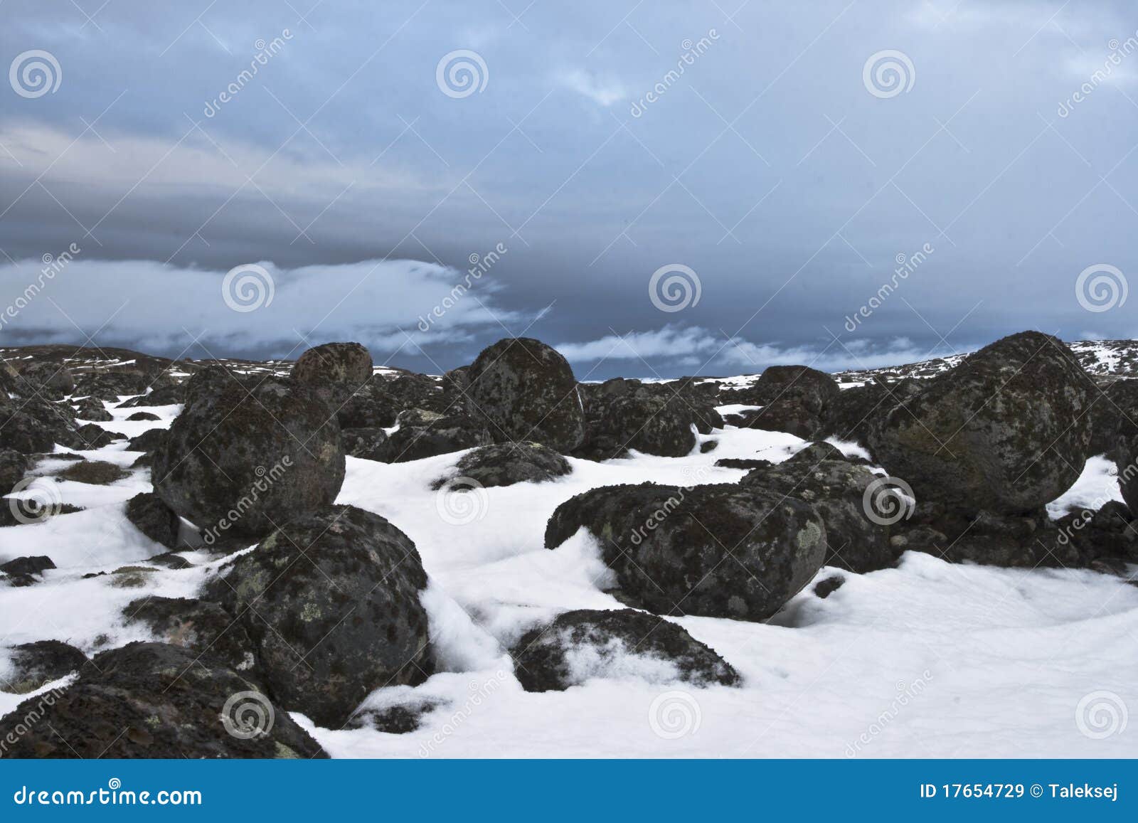 Frozen Stones stock image. Image of tundra, stone, peninsula - 17654729