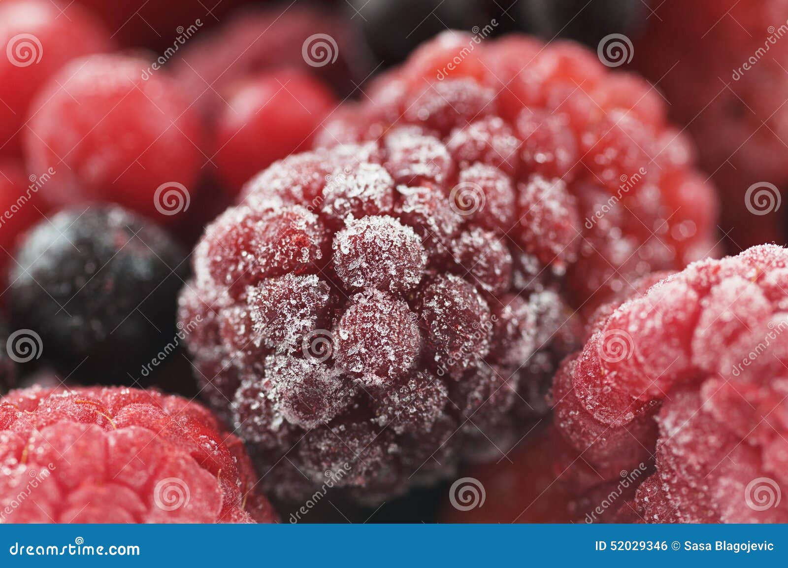 Frozen sweet fruit stock photo. Image of blueberry, raspberry - 52029346