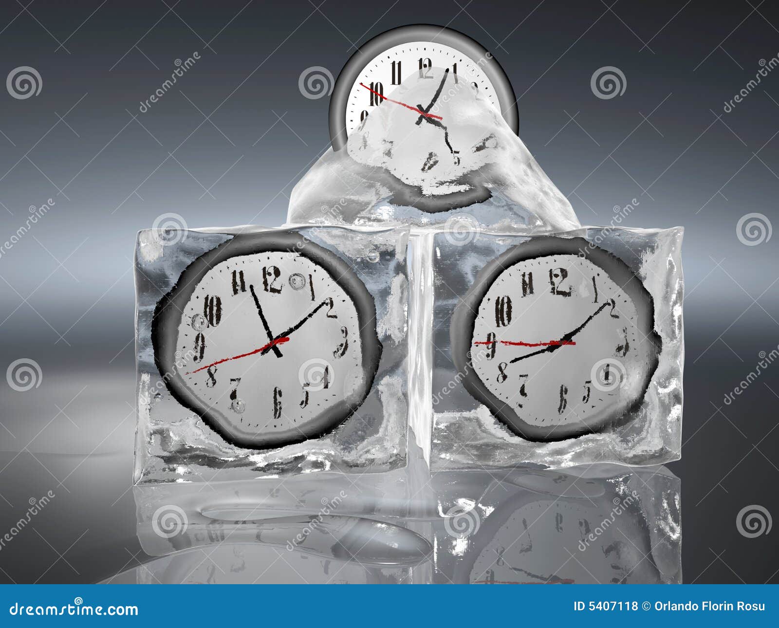 Frozen time stock illustration. Illustration of office - 5407118