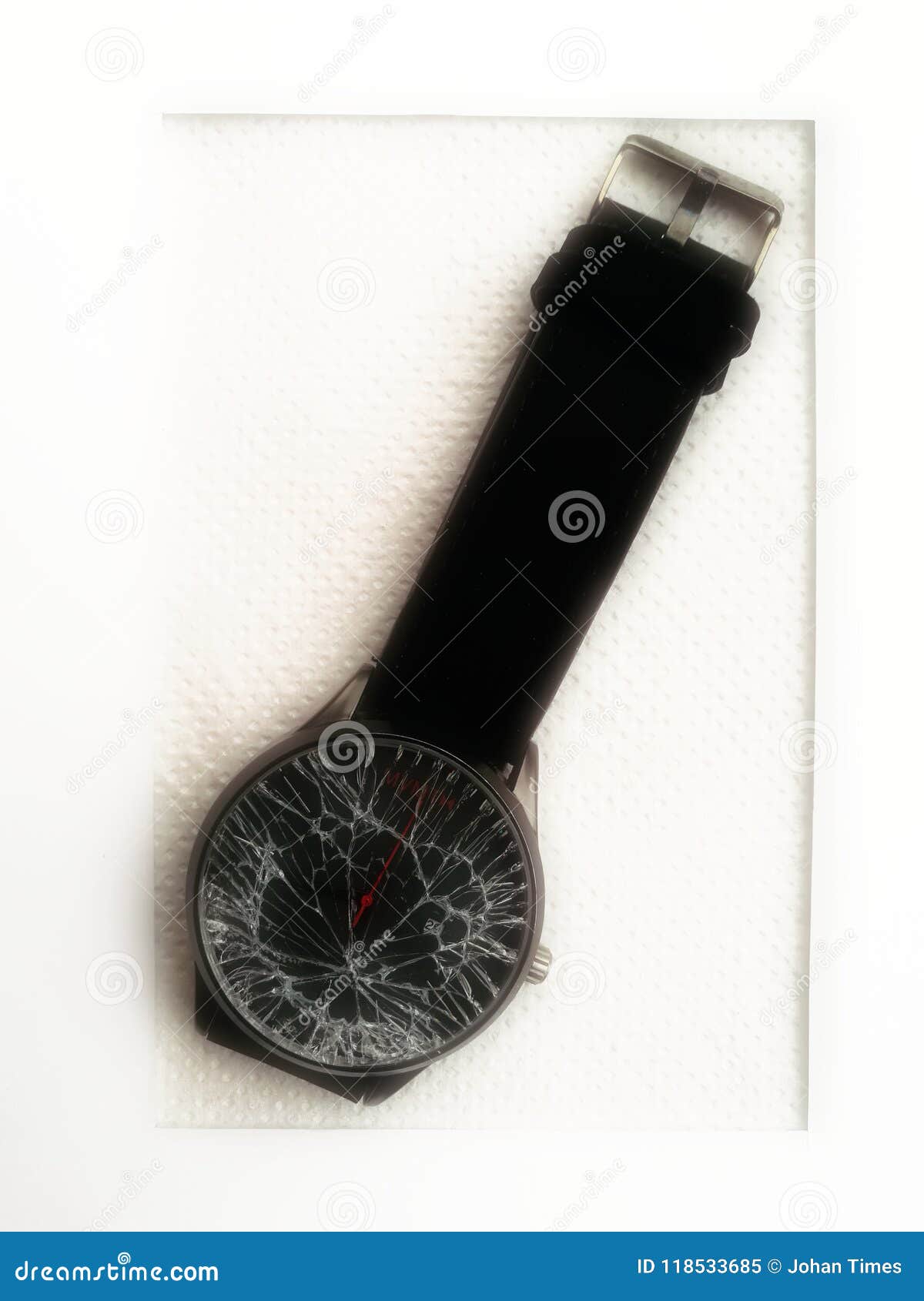 Black watch broken stock image. Image of moment, watch - 118533685