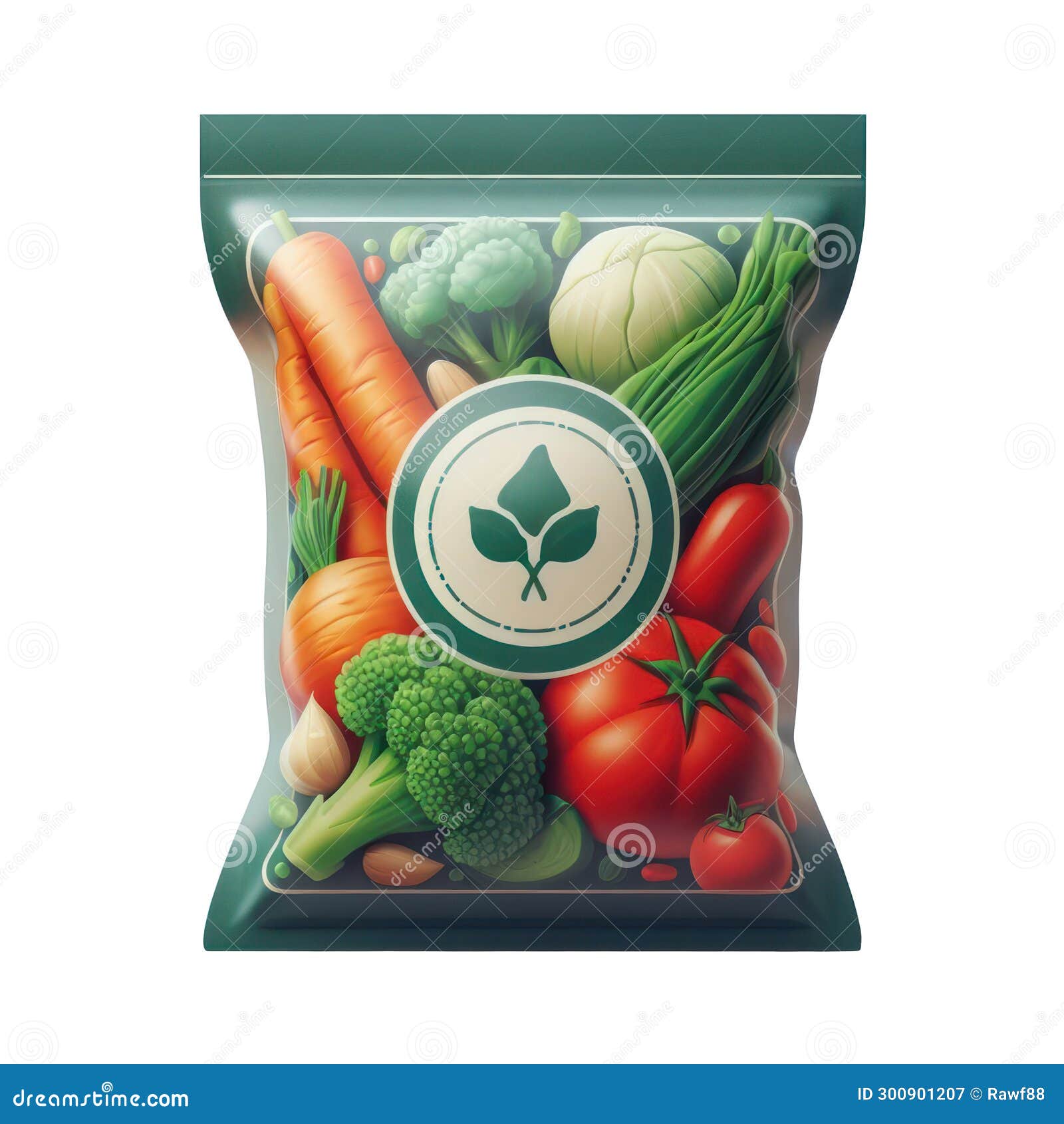 3D Frozen Vegetables Packet Stock Photo | CartoonDealer.com #46756794