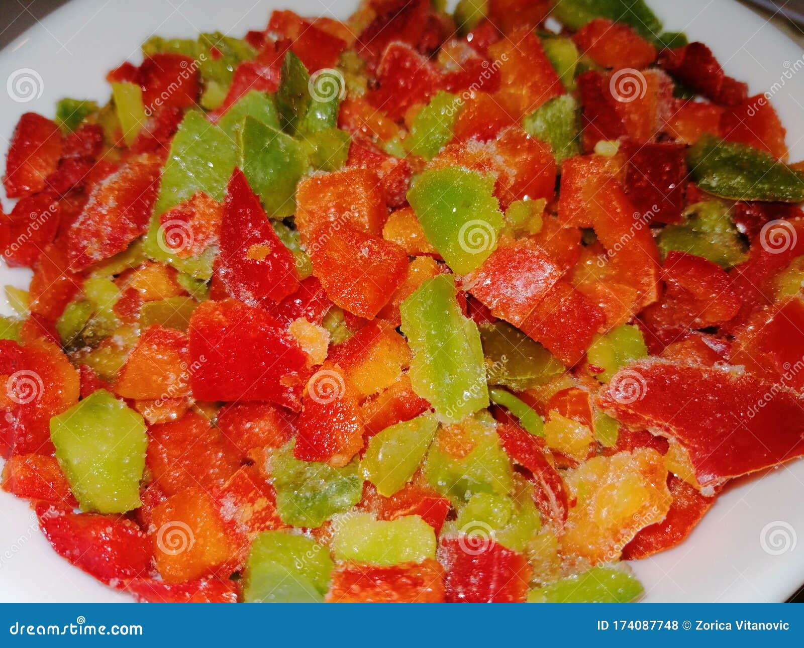 Frozen vegetables stock photo. Image of frozen, green - 174087748