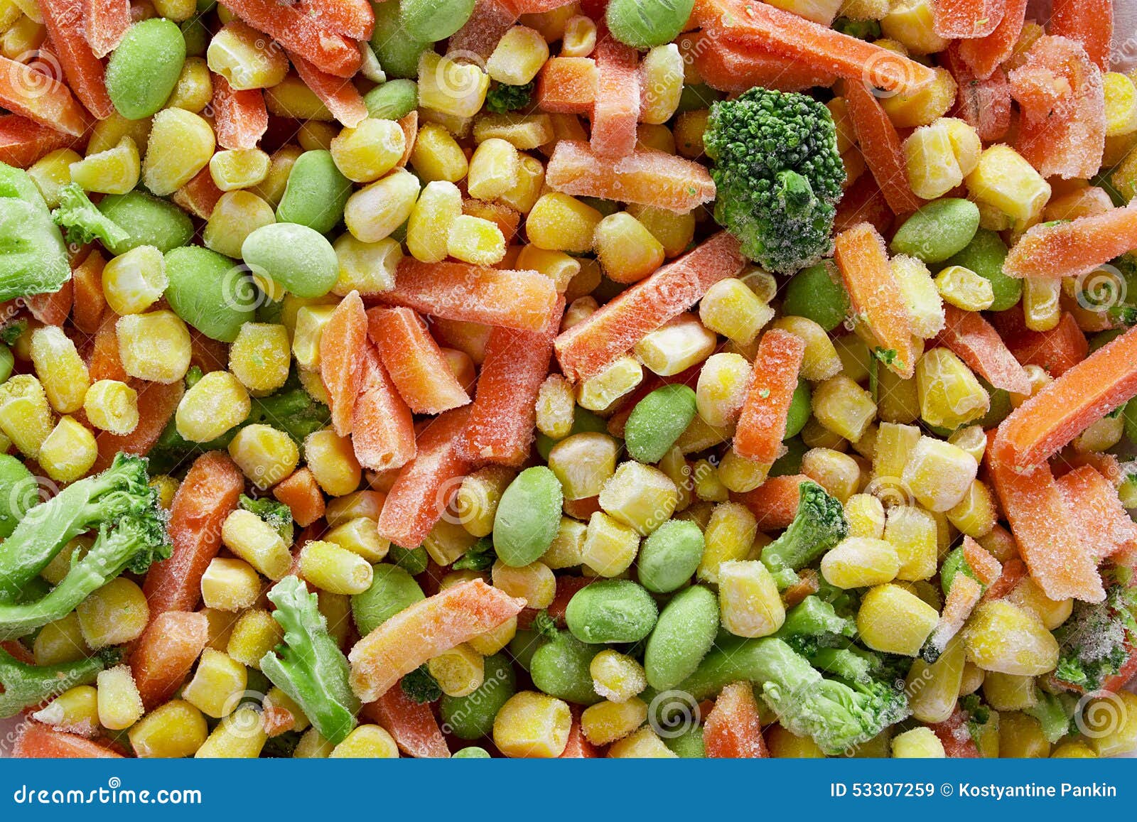 Frozen vegetables stock image. Image of backgrounds, food - 53307259