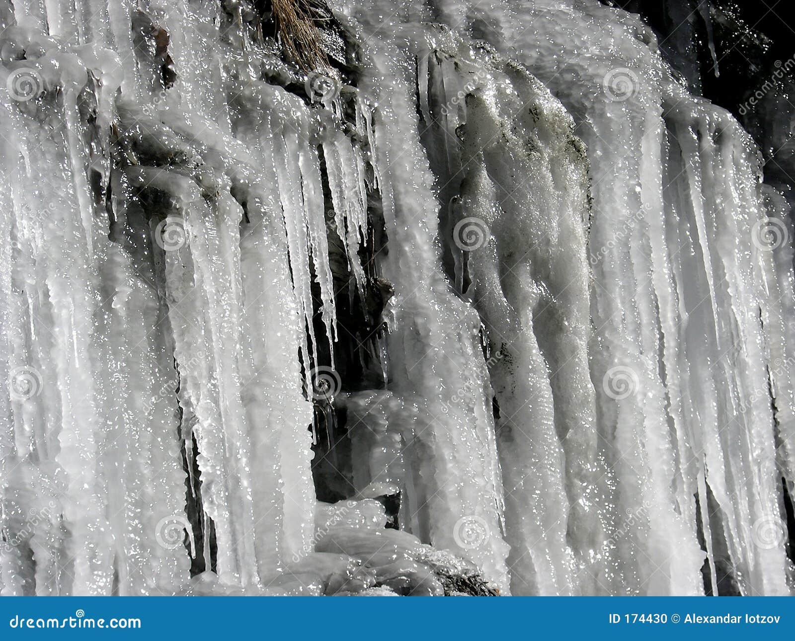 Frozen water stock photo. Image of icicle, stream, landscape - 174430