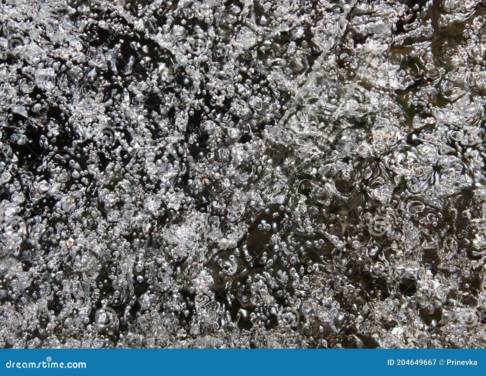 Frozen Water Bubbles Under Ice Stock Image - Image of frosty, backdrop ...
