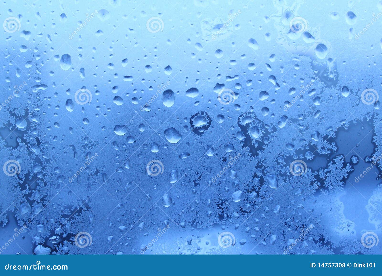Frozen Water Drops on Glass Stock Photo - Image of season, water: 14757308