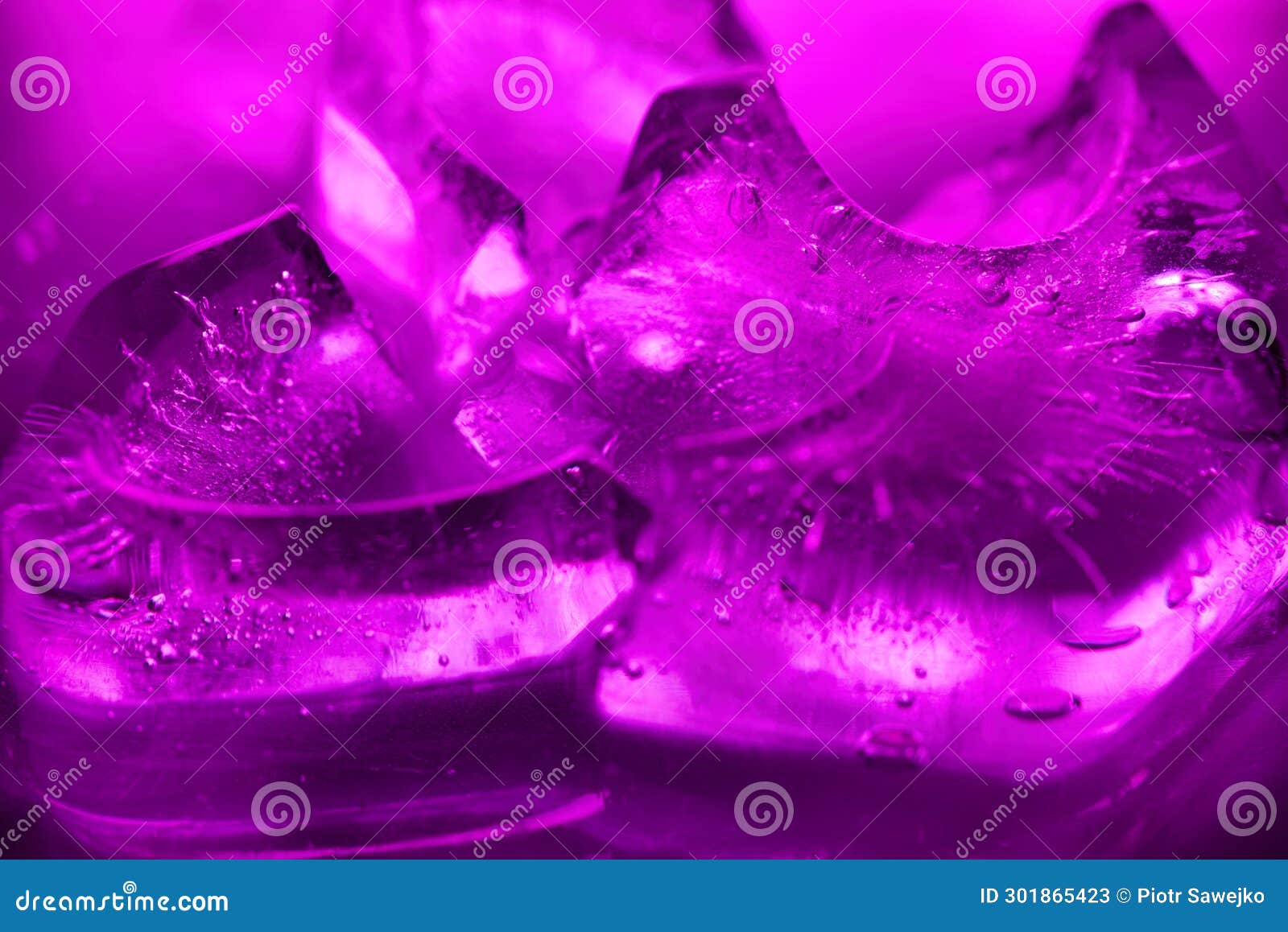 Frozen Water Ice Air Bubbles in Ice Colors Abstraction Beautiful Stock ...